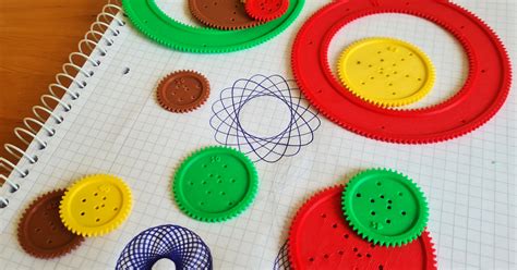 Spirograph Drawing Template Commercial Use By Molodos Printables Store
