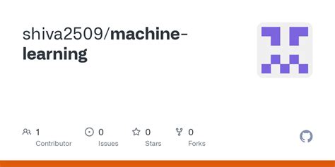 GitHub Shiva Machine Learning