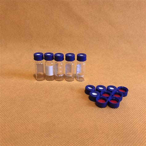 100pcs 2ml Clear Glass Scale Sample Vials Chromato Vicedeal