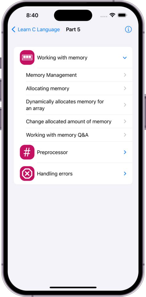 C Programming Tutorial Ios App Mobile Apps Solutions