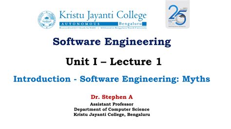 Unit 1 Lecture 1 Introduction Software Engineering Mythspdf
