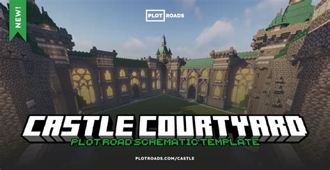 Custom Plot Road Castle Courtyard Plot Builtbybit