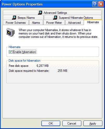 How To Manually Put The Computer Into Hibernation In Windows XP Professional PCauthorities