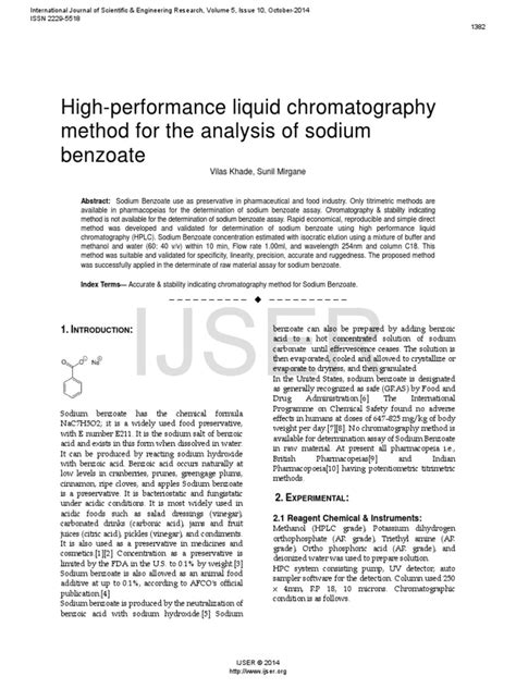 High Performance Liquid Chromatography Method Pdf High Performance Liquid Chromatography