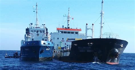 제주 해상서 유조선 화물선 충돌기름 유출