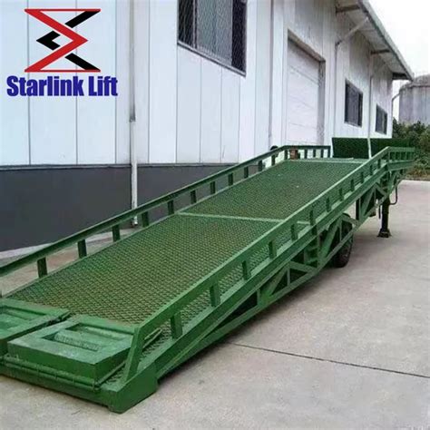 Mobile Container Loading Unloading Dock Yard Ramp Mobile Yard Ramp Mobile Dock Level And