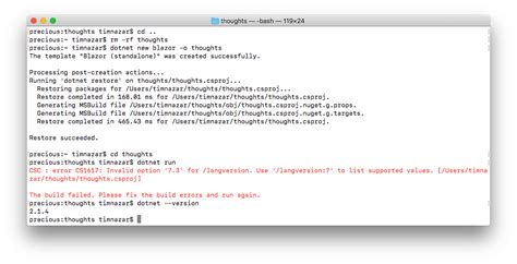 Error Cs1617 Invalid Option 73 For Langversion · Issue 15986
