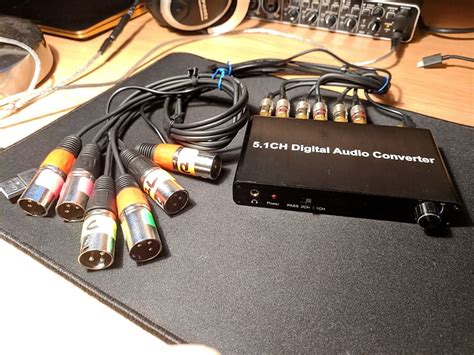 Channel Digital Audio Converter With XLR Outputs DAC Reverb UK