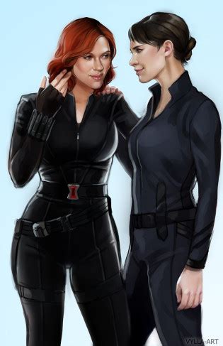 Black Widow Maria Hill Lesbians Luscious Hentai Manga Porn