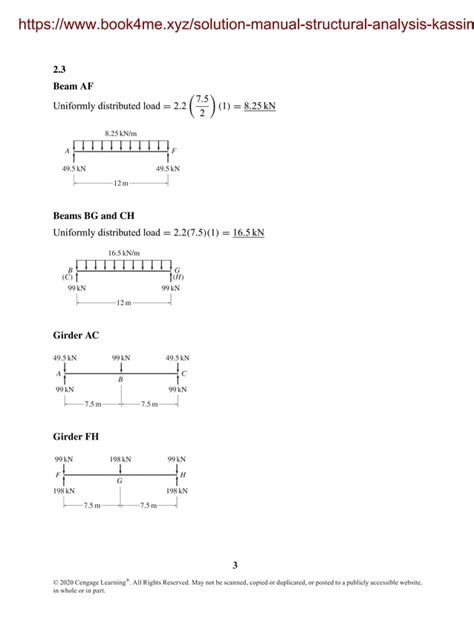 Solution Manual For Structural Analysis 6th Si By Aslam Kassimali