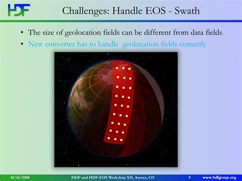 Ppt Storing Eos Data Using Hdf5 Archival Information Package