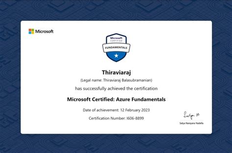 Thiraviaraj Balasubramanian On Linkedin Microsoftcertification Azure