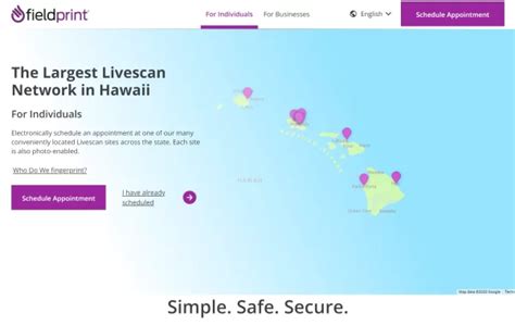 Fieldprint Fingerprinting Service Island Of Hawaii YMCA