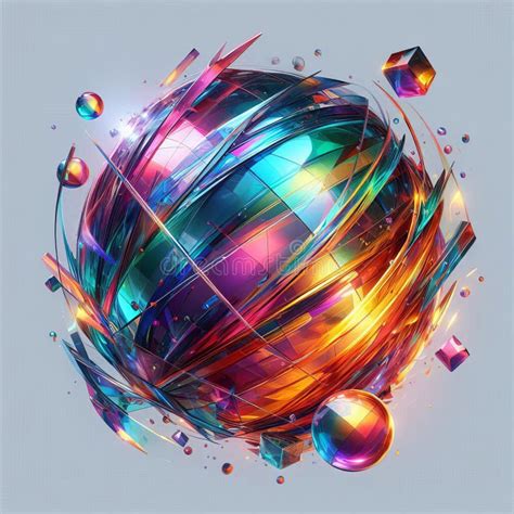 Vibrant Glass Inspired Candy Wrapper Design Wit New Beautiful Stock