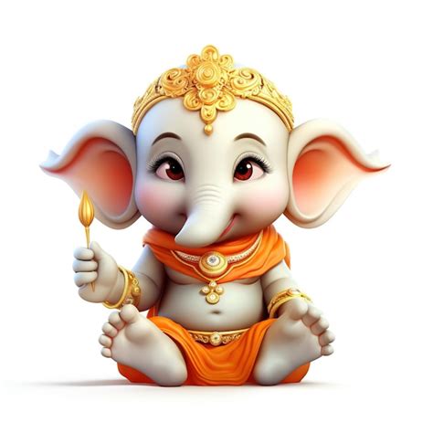 Premium Ai Image Illustration Of Lord Ganesha For Ganesh Chaturthi Ai