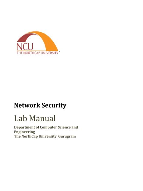 network security lab pdf computer network transmission control