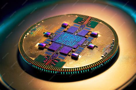 Premium Photo Nanotechnology Of Future Nanochips And Circuits Wafer