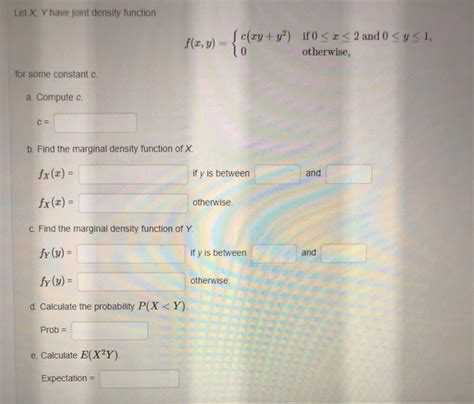 Solved Let X Y Have Joint Density Function F Z V Chegg