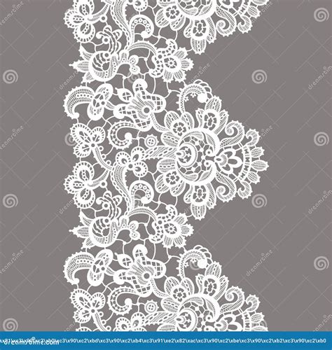 Seamless Lace Border Stock Illustrations 27995 Seamless Lace Border