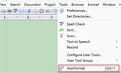 editplus安装json格式化工具功能 editplus json格式化插件 csdn博客