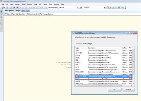 Ssis Multiflatfile Connection Manager Thinknook