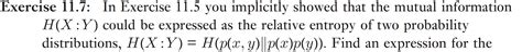 Exercise 117 In Nielsen And Chuang And Basic Properties Of Shannon Entropy Quantum Computing