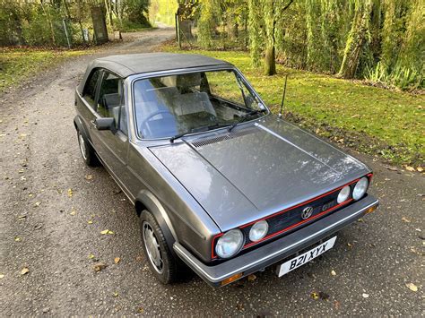 Lot 70 1985 Volkswagen Golf Gti Cabriolet