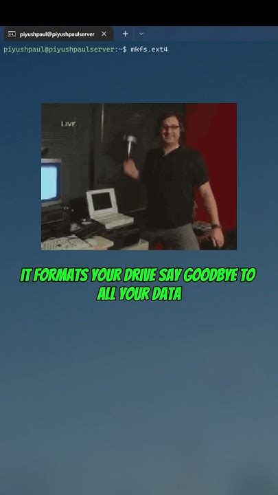 Top 3 Linux Commands That Can Break Your System Coding Programming Shorts Linux Linuxtips