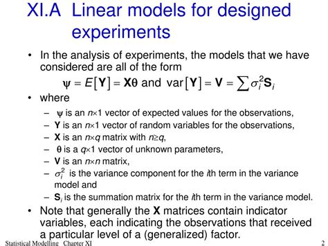 Ppt Xi Estimation Of Linear Model Parameters Powerpoint Presentation Id6766487