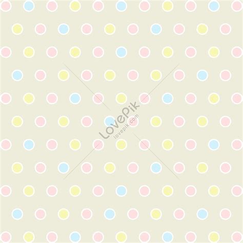 Seamless Pattern Of Colorful Polka Dots Background Picture Picture And