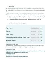 Analyzing Gender Labels And Variable Recoding In Stata Course Hero