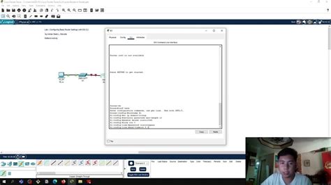 configuring basic router settings with ios cli youtube
