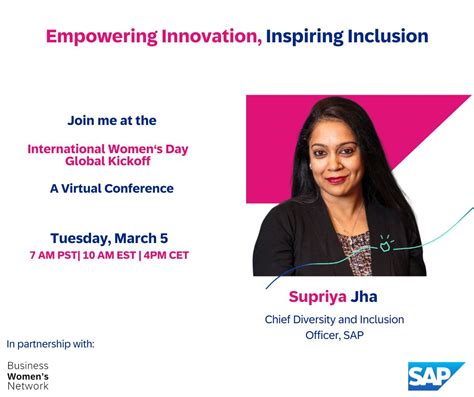 Supriya Jha On Linkedin Diversityandinclusion Sapbwn
