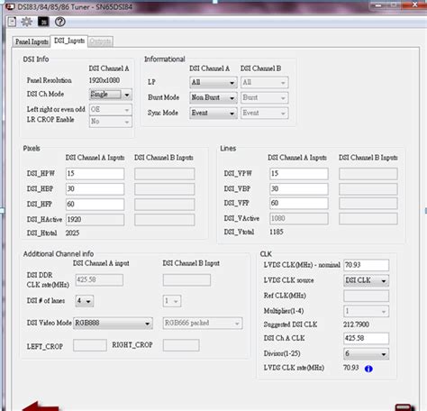 SN DSI SN DSI Interface Forum Interface TI E E Support Forums