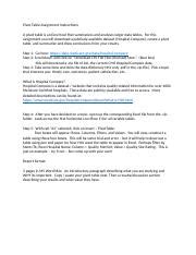 Pivot Table Assignment Instructions Docx Pivot Table Assignment Instructions A Pivot Table Is