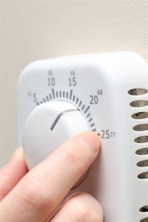 Setting Thermostat Stock Image Image Of Climate Cool 5441529