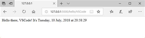 Flask Tutorial In Visual Studio Code