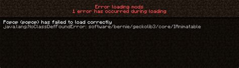 error in testing the mod with nerdy geckolib 1 16 5 mcreator