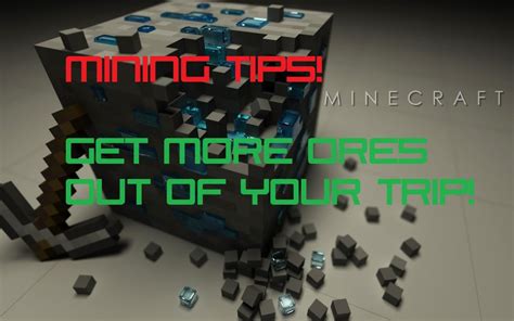 Minecraft Mining Tips