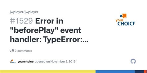 error in beforeplay event handler typeerror cannot read property