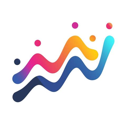 Colorful Rising Graph Premium Ai Generated Image