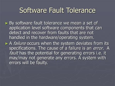 ppt software faults and fault injection models powerpoint