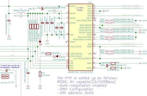 ESP32 Ethernet PHY Schematic Design PCB Artists