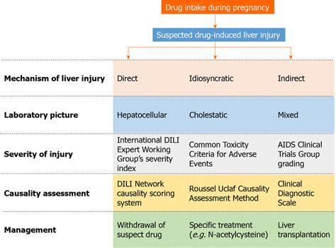 Overview Of Drug Induced Liver Injury Management Including Various