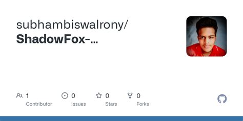 GitHub Subhambiswalrony ShadowFox Intermediate Level Python Development