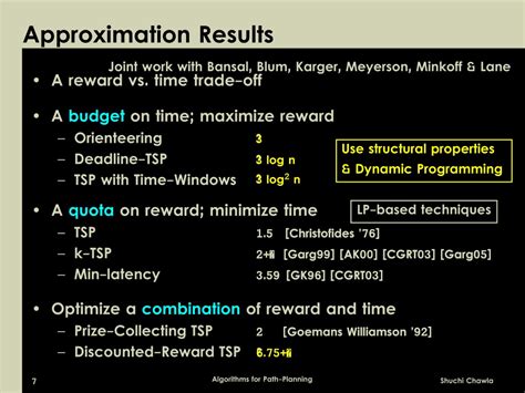 Ppt Advanced Algorithms For Optimization Problems In Path Planning