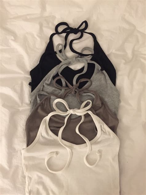 [부유방커버 레이어드 강추]홀터 리본 스트랩 나시 에이블리