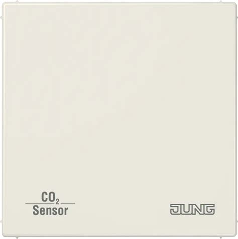 Jung Knx Co2 Sensor Mit Raumtemperaturregler Tasterschnittstelle 2 Fach Weiß Multisensor Co2