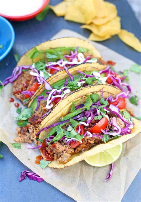 Leftover Smoked Pulled Pork Tacos Vindulge