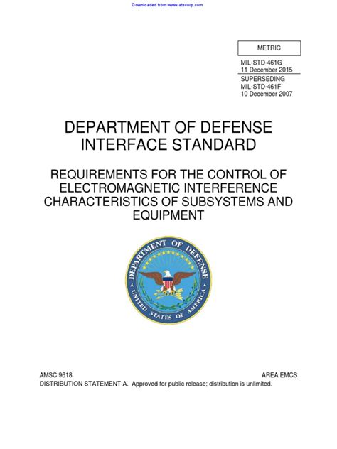 Mil Std 461g Pdf Transmitter Electromagnetic Interference